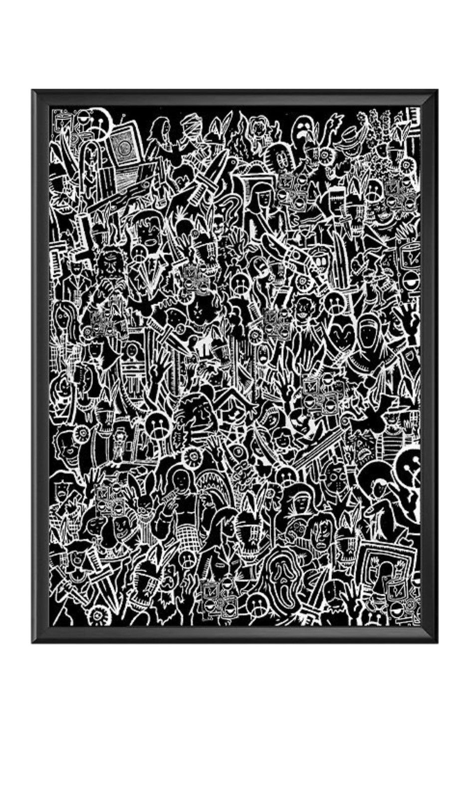 Kodone KODONE BLACK HORRORCORE COLLAGE POSTER | Grailed