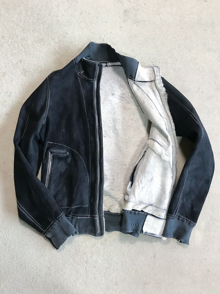 Carol Christian Poell CCP Reversible Fur Leather Bomber Jacket | Grailed