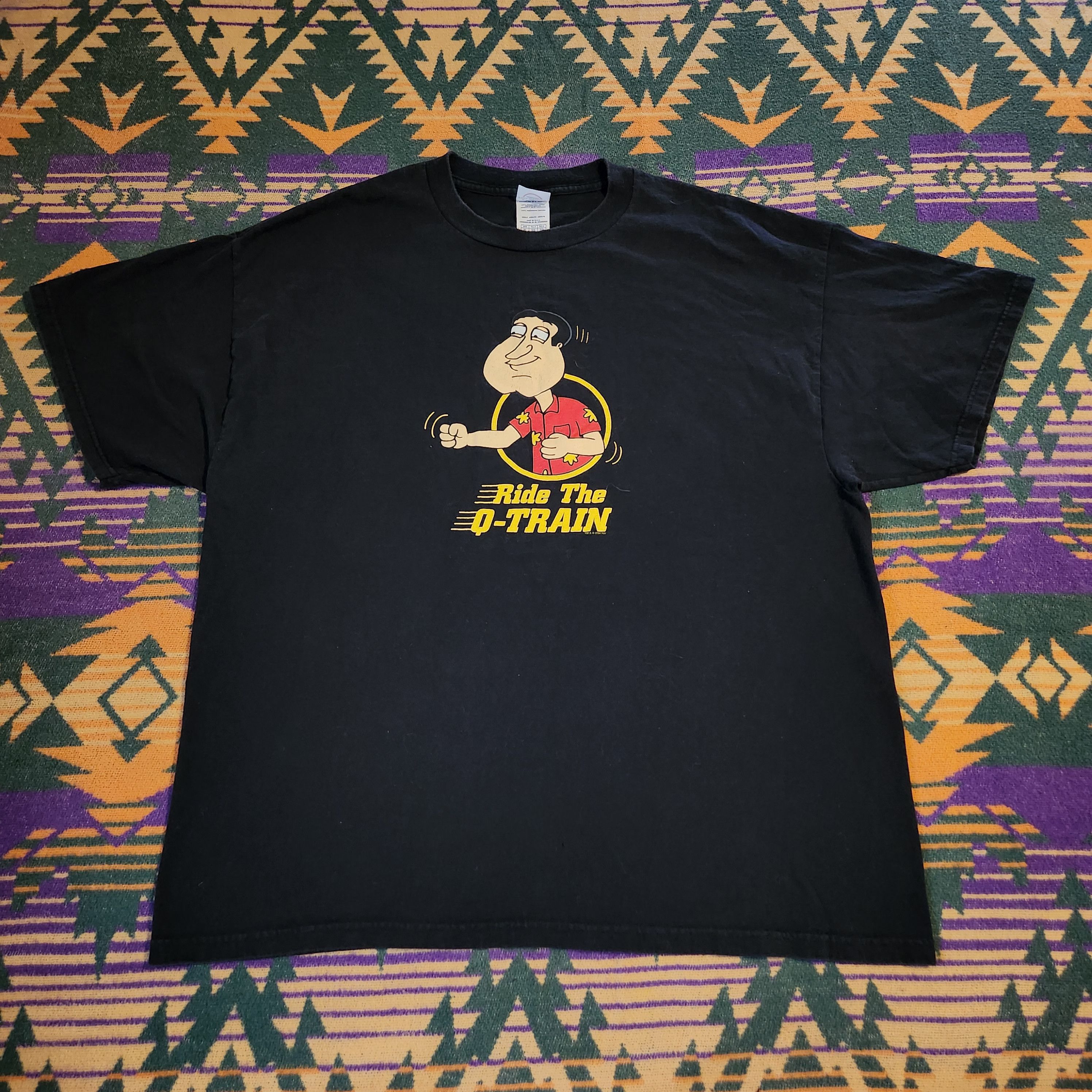 Vintage Vintage 2004 Family Guy Quagmire Ride the Q Train Graphic | Grailed