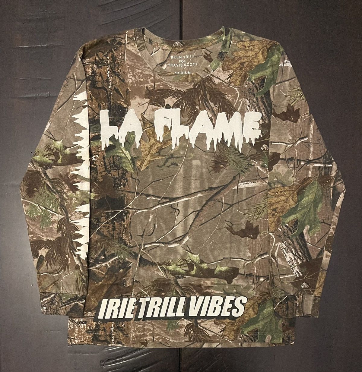 Been Trill × Travis Scott Travis Scott Been Trill Camo Longsleeve | Grailed
