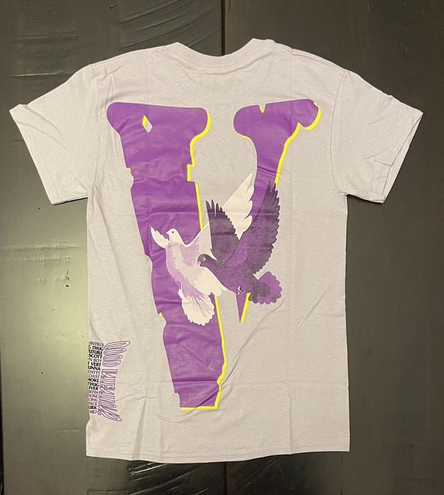 Vlone Vlone X NAV Purple Doves Tee | Grailed