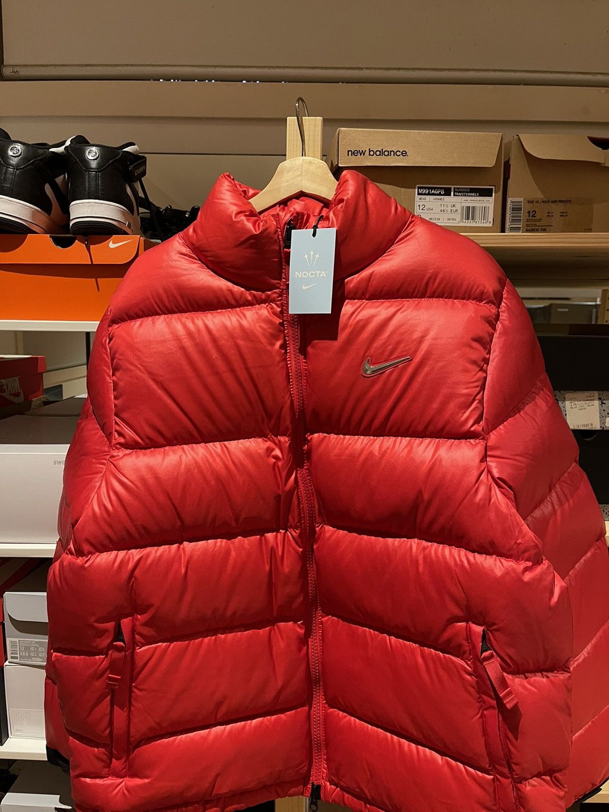 Nike Nike x Drake Nocta Sunset Puffer Red XL | Grailed