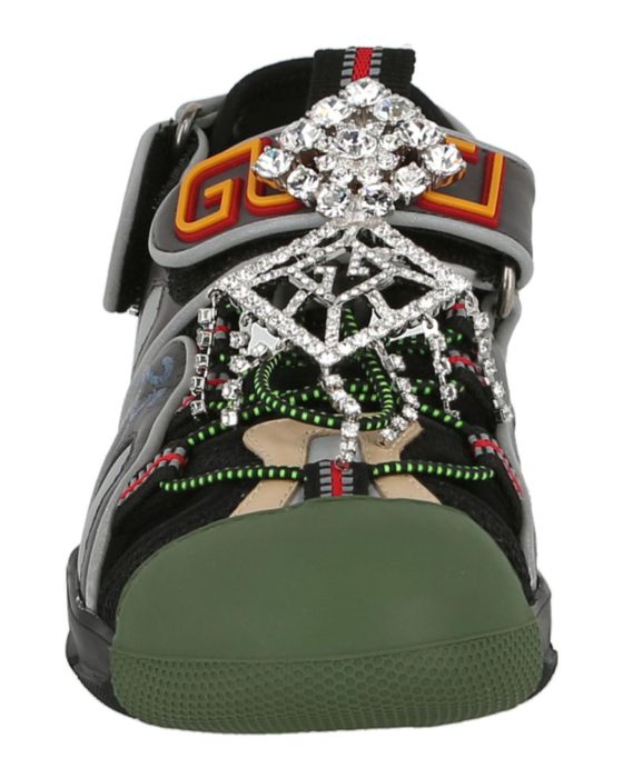 Gucci Gucci Mesh Fabric Tinsel Sport Sandals Grailed