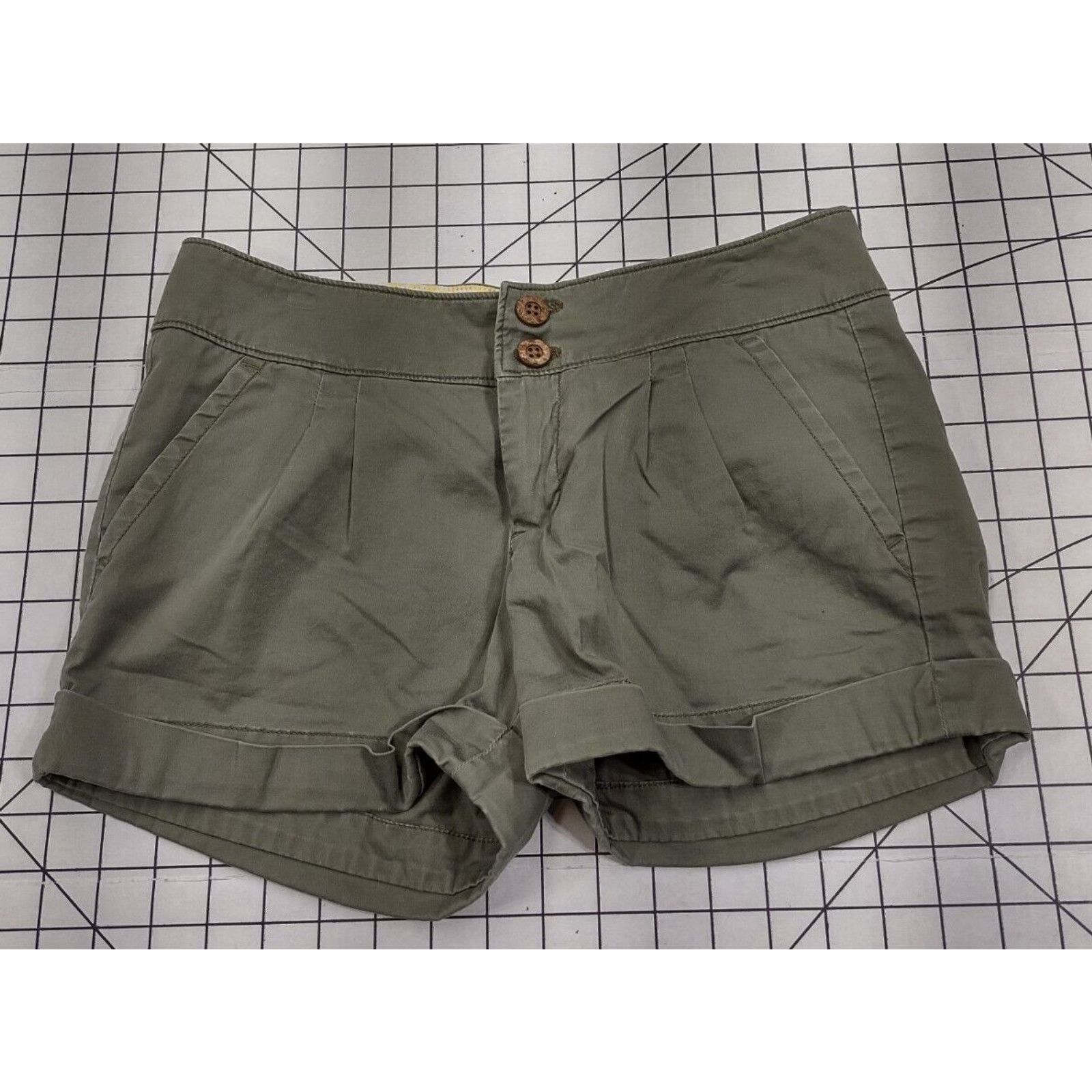 Vintage Jamie Delia's Shorts Women's 3/4 Pleated Retro 80s Green ...