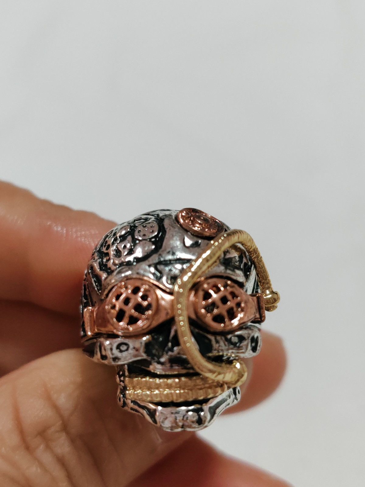 Streetwear × Vintage Terminator Industrial Metal Gear Skull Rock Gothic ...