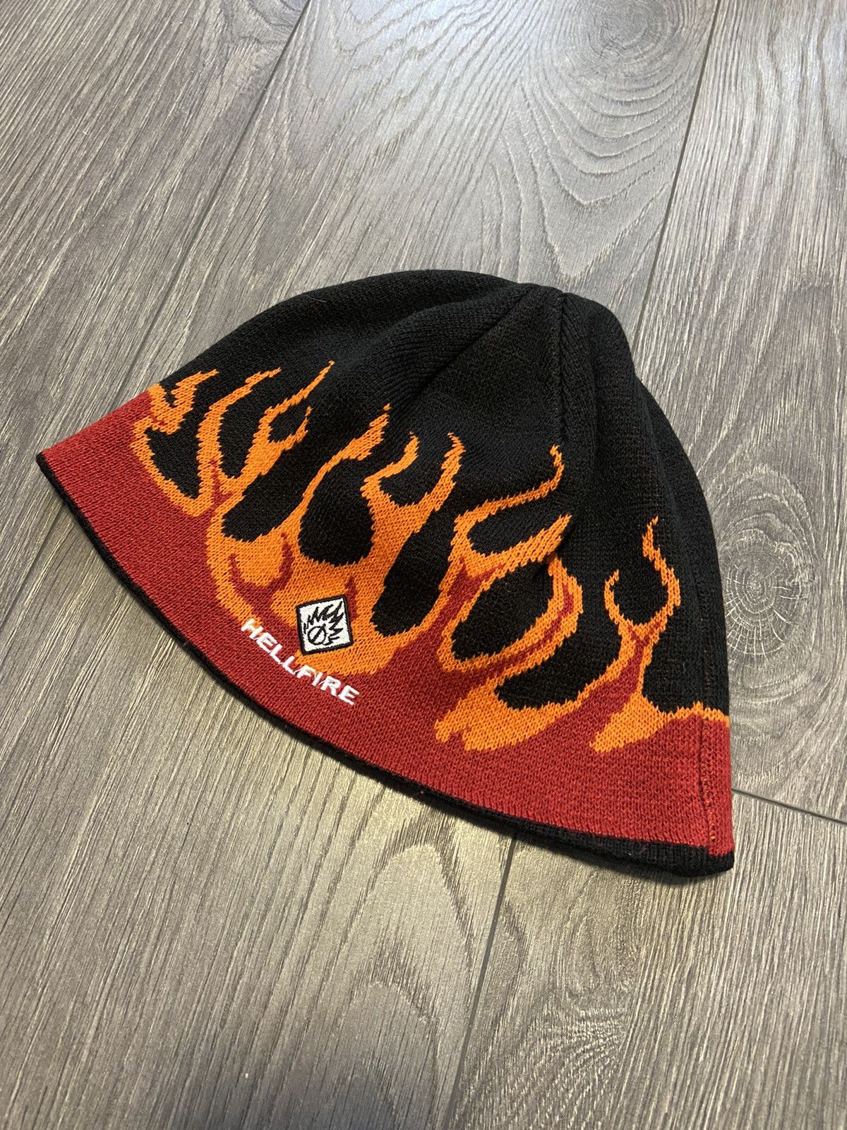 Vintage Dragon Japan Fire Hellfire Men’s Y2K Drill Hat | Grailed