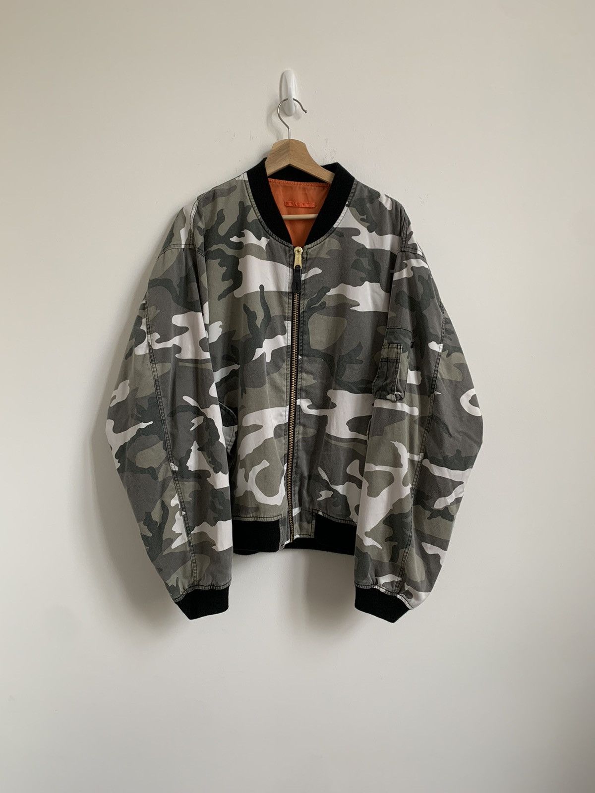 Fostex Garments Fostex Garments MA-1 Vintage Camo Non Padded Bomber ... Fostex Garments Fostex Garments MA-1 Vintage Camo Non Padded Bomber ...