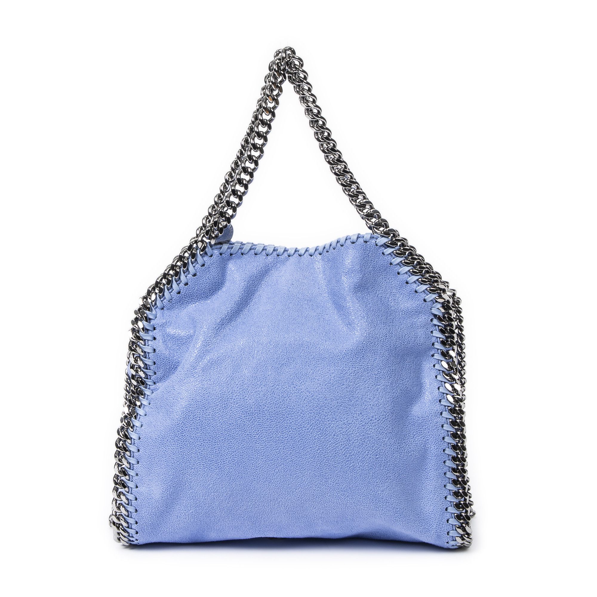 Stella McCartney Mini Falabella Tote in Light Blue Faux Fur Leather ...