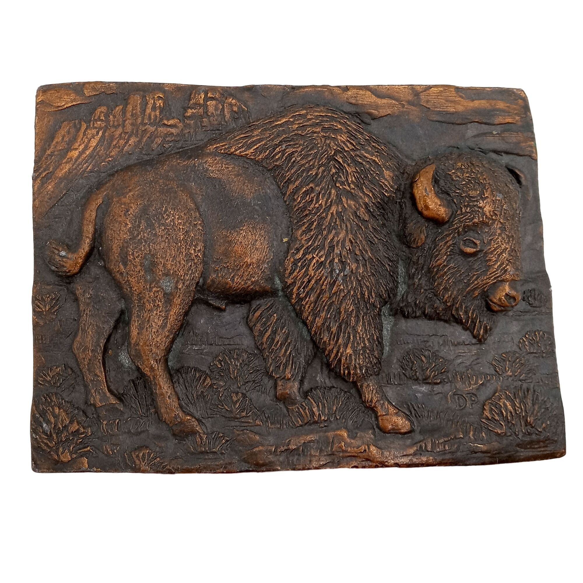 Vintage Vintage Buffalo Belt Buckle 1979 Spec Cast Bison Western | Grailed