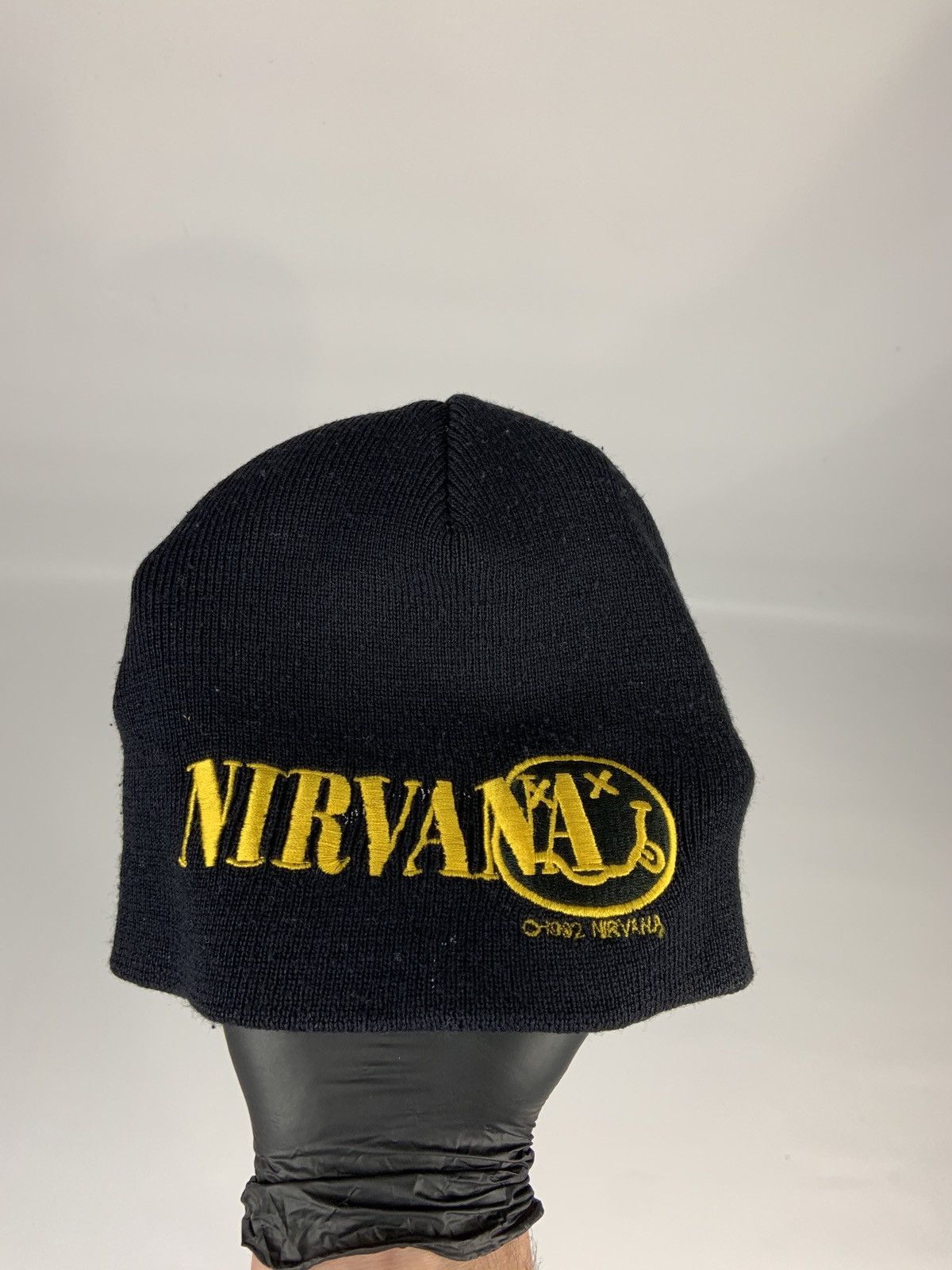 Band Tees × Vintage 💥RARE💥 Nirvana 1992 vintage beanie | Grailed