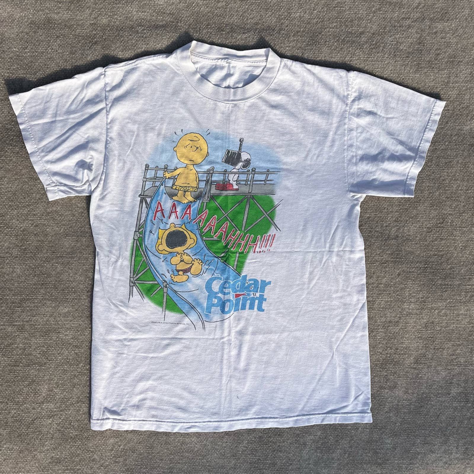 Vintage Vintage 90s Early 2000s Snoopy Cedar Point Shirt | Grailed