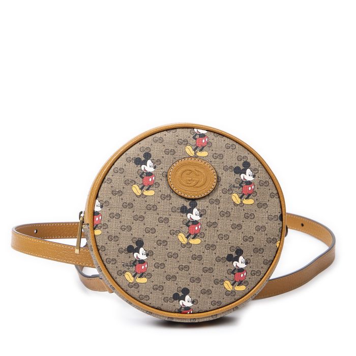 Gucci Ltd. Etd. "Gucci x Disney Mickey Mouse" Round Mini Backpack in ...