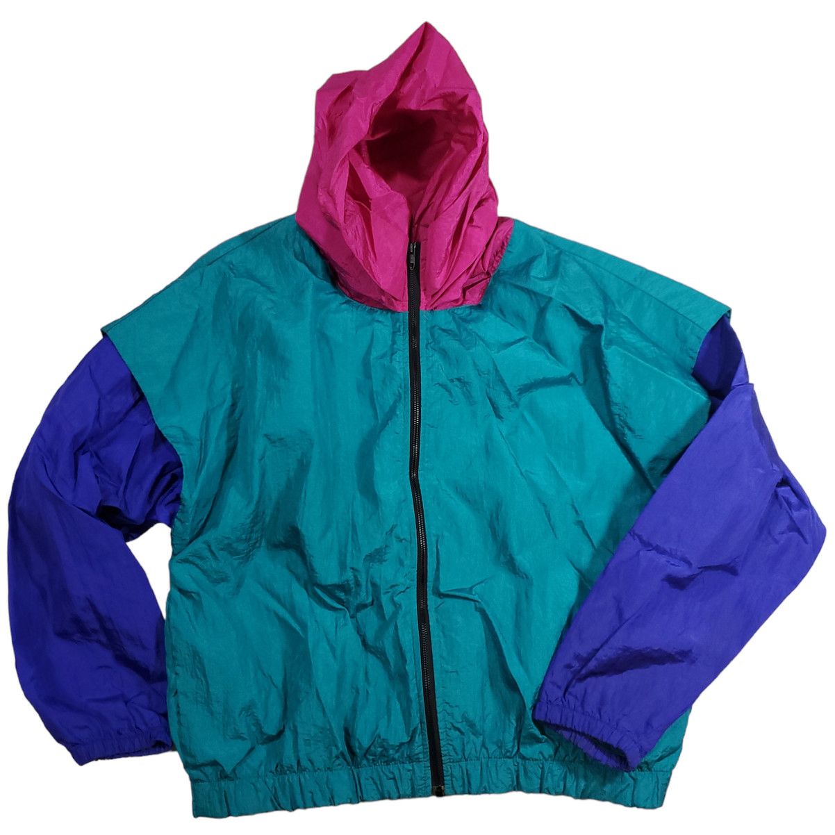 Norm Thompson Norm Thompson | Vintage Color Block Wind Breaker | Size ...