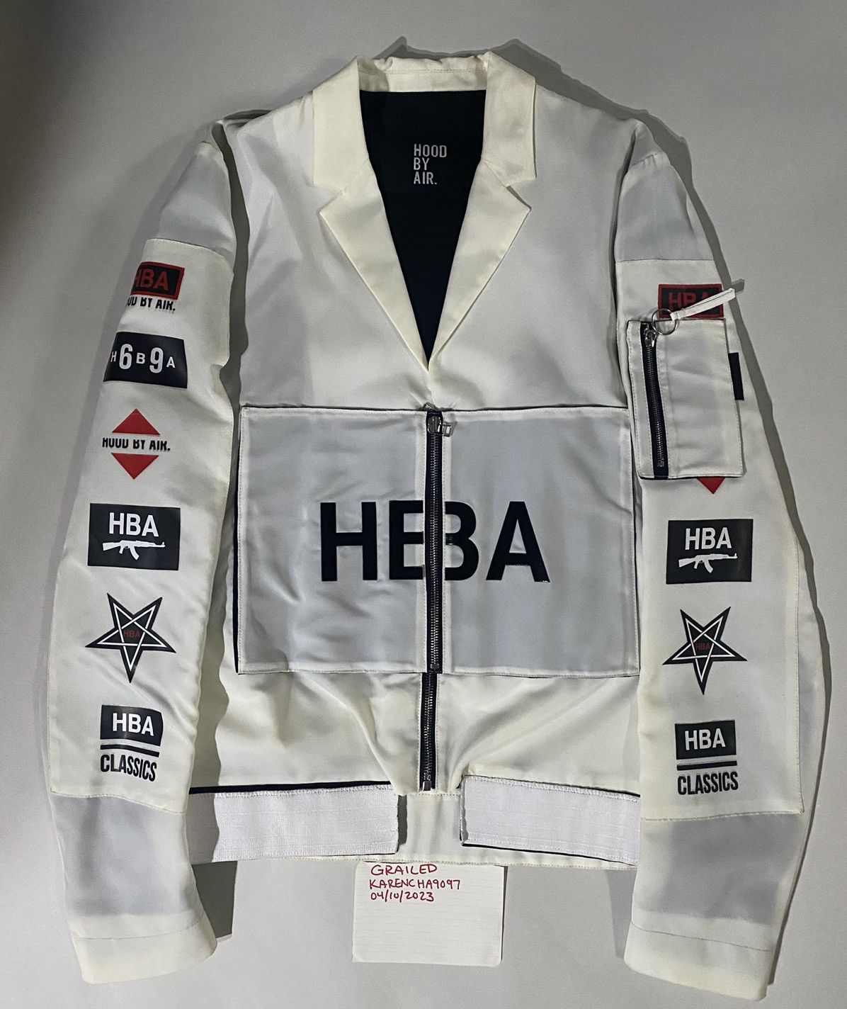 Hood By Air Hood by Air HBA Daddy FW15 Logo Jacket | Grailed