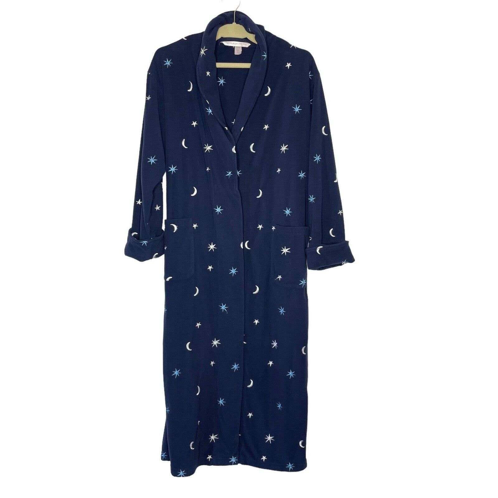Victoria's Secret Victoria's Secret Navy Embroidered Moon Stars Plush ...