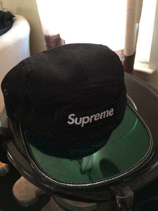 Supreme Supreme Visor 5 panel BLACK | Grailed
