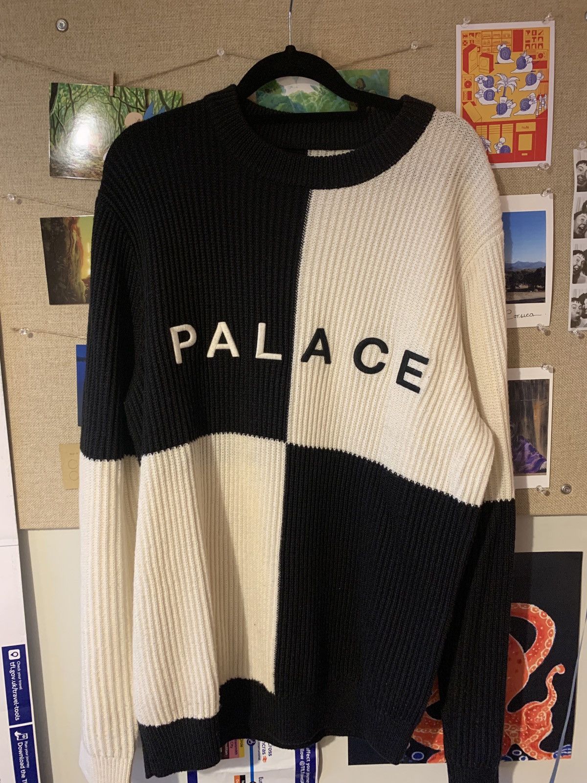 Palace Palace batton berg knit sweater | Grailed