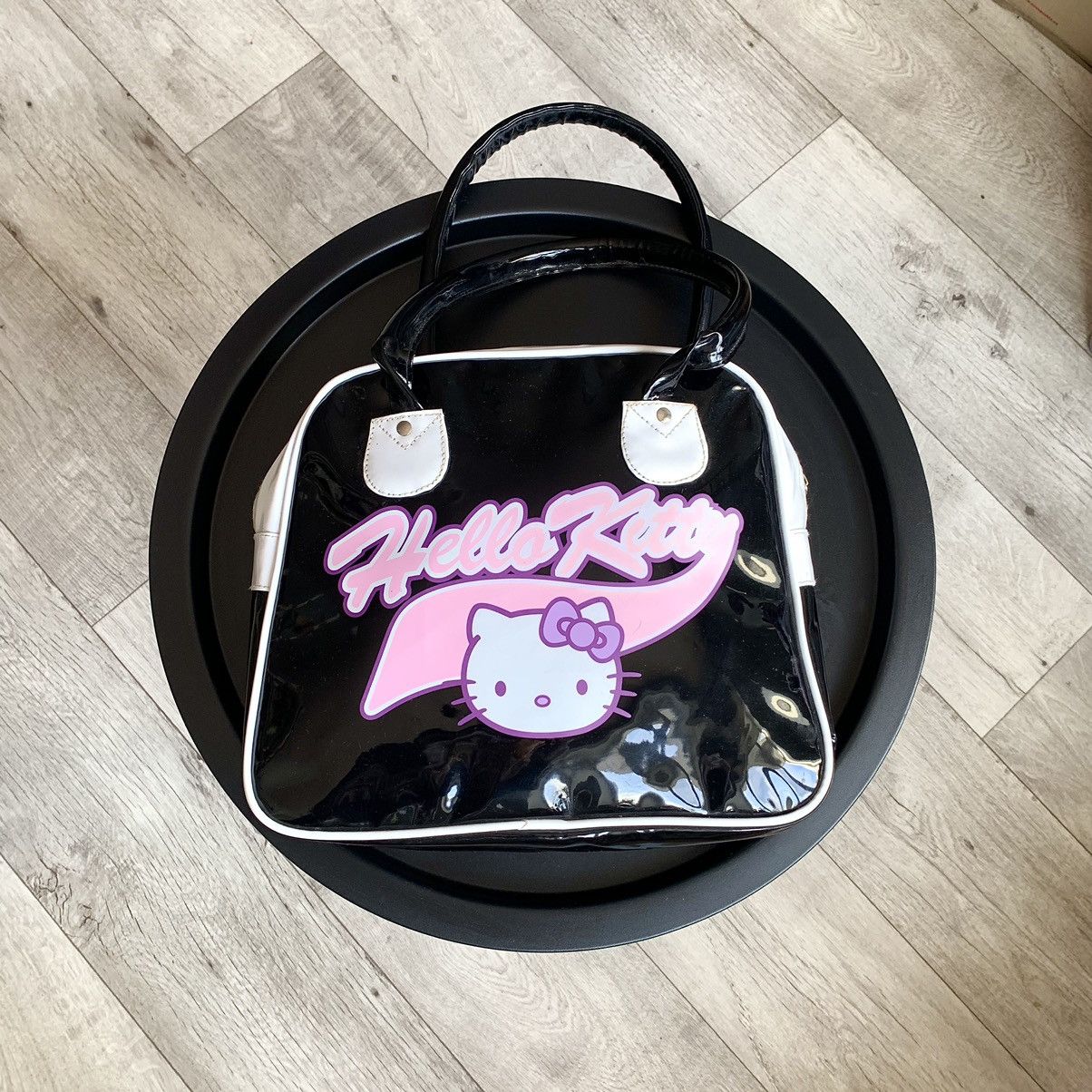 Vintage VINTAGE SANRIO LACQUER HYPE HELLO KITTY Y2K TOTE MINI BAG | Grailed