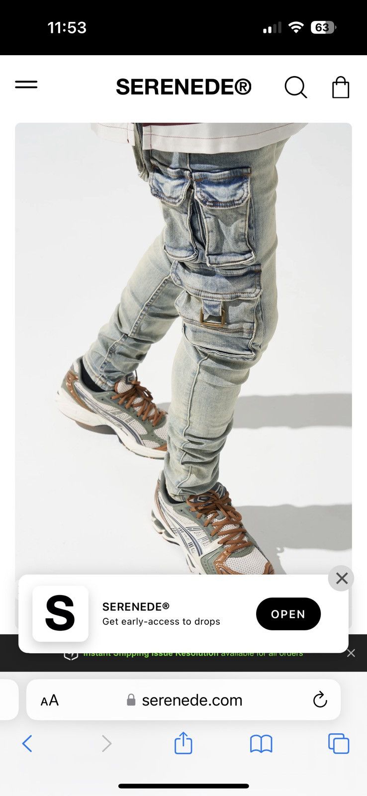SERENEDE SERENDE “New Earth 2.0” Cargo Jeans | Grailed