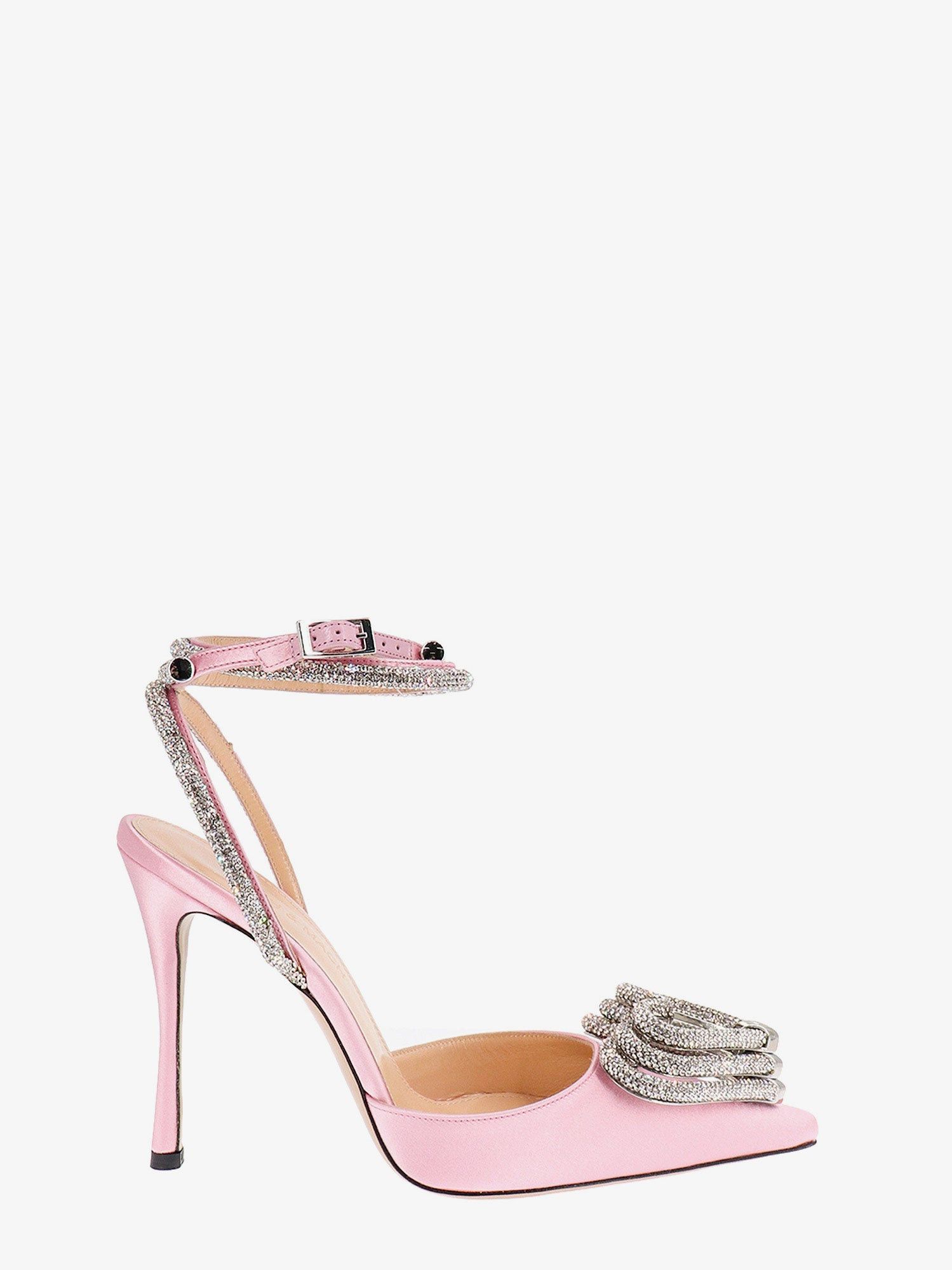 MACH & MACH WOMAN Satin slingback with rhinestones | Grailed