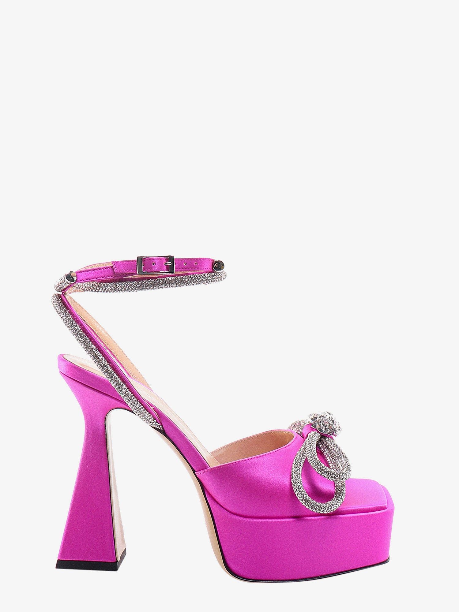 MACH & MACH WOMAN Satin sandals with rhinestones detail | Grailed