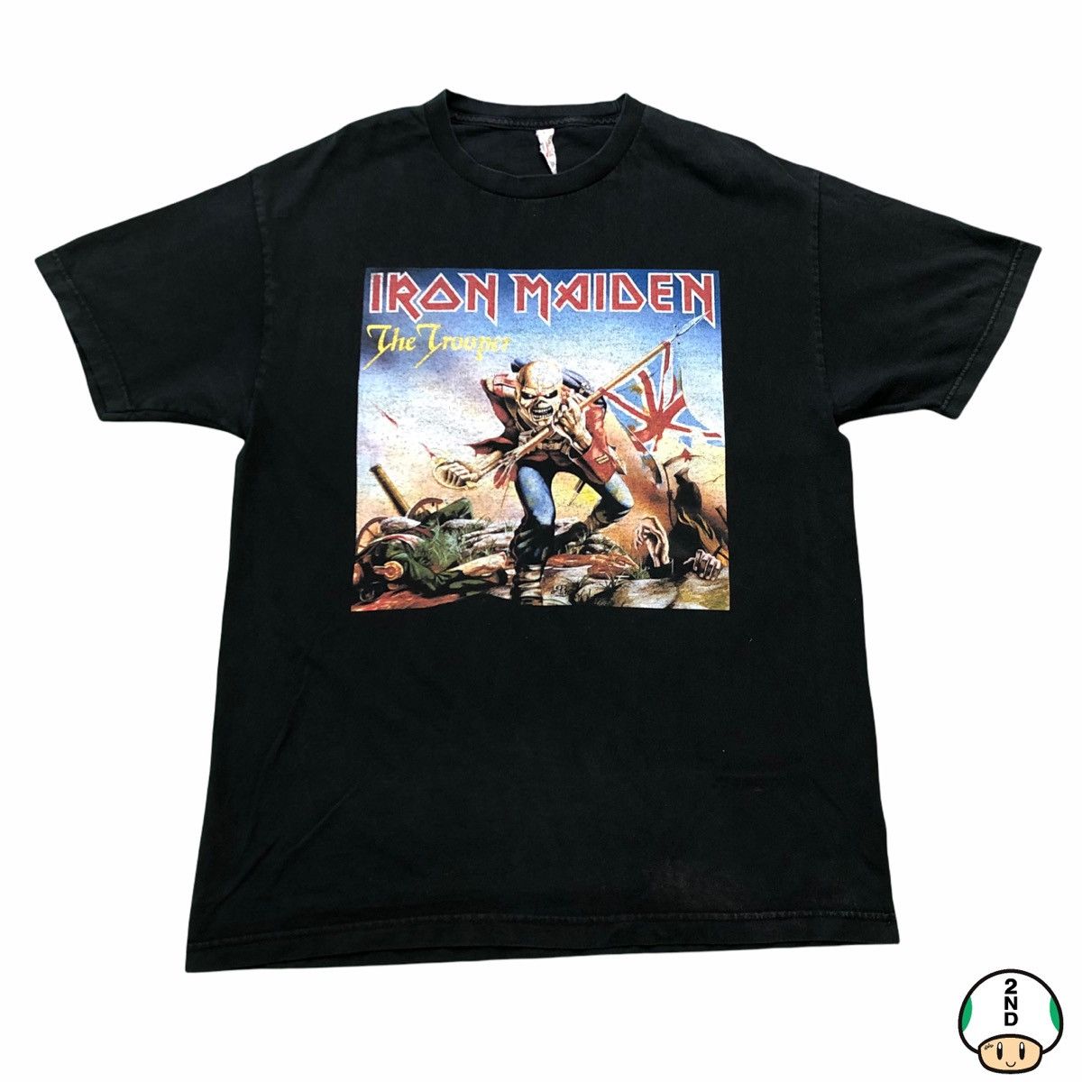 Band Tees × Iron Maiden × Vintage Vintage Y2K Iron Maiden The Trooper ...