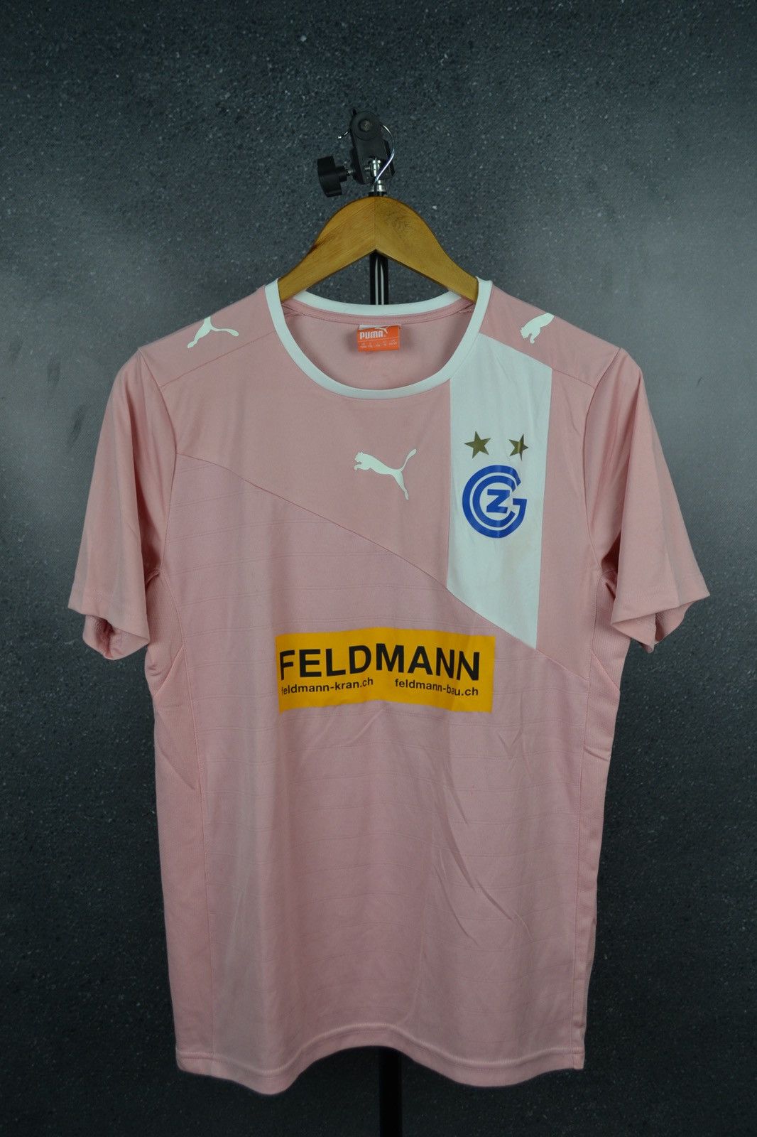 Puma Grasshoppers Pink Football Shirt Puma Soccer Jersey Size S | Grailed