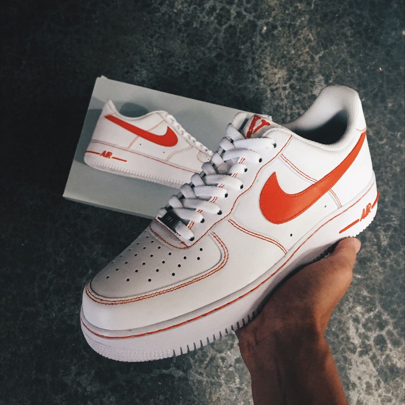 Custom × Nike × Vlone Custom Air Force 1 Vlone !! NEED GONE ASAP ...