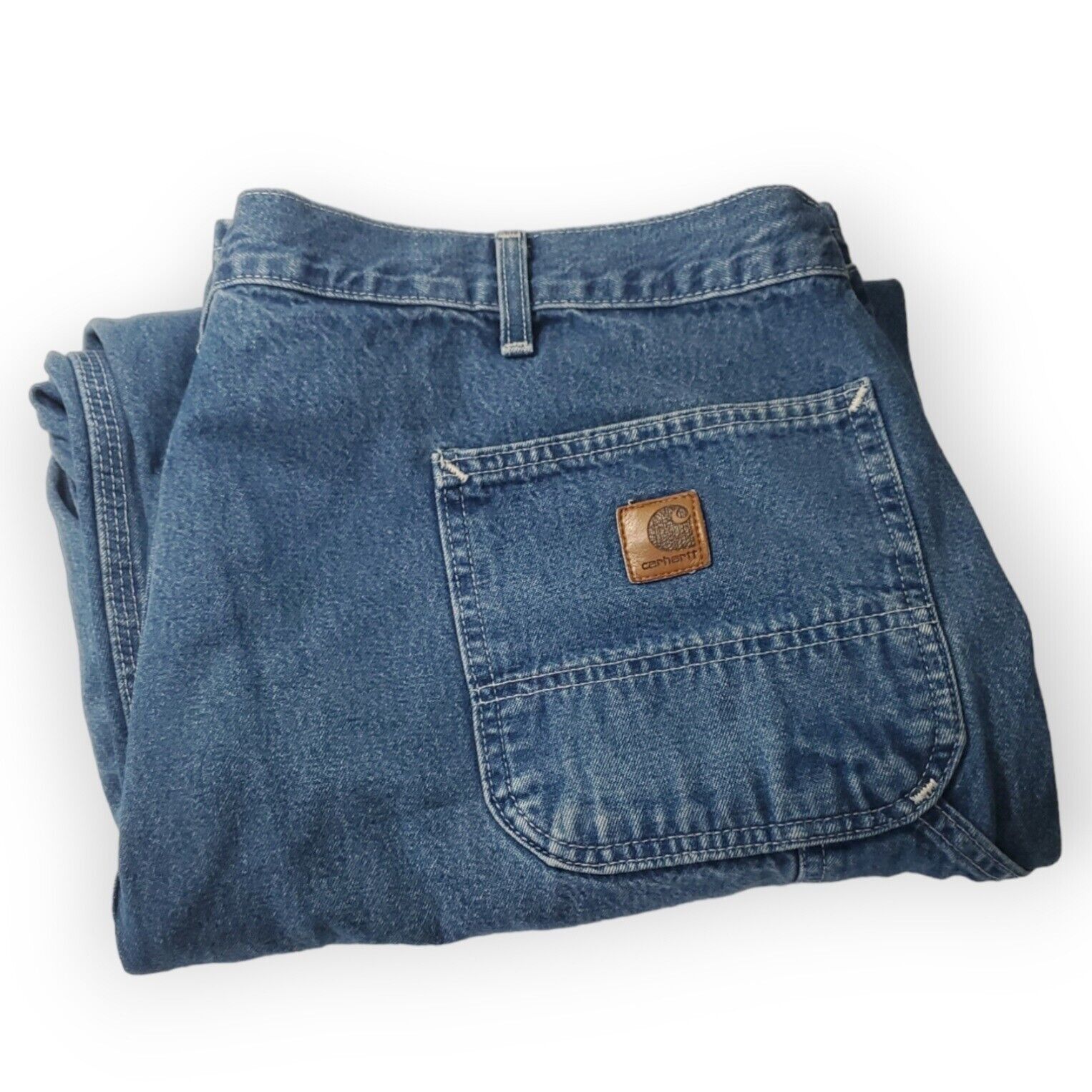 Carhartt Men's Carhartt Carpenter Denim Jeans 44x30 Dungaree Fit 100% ...
