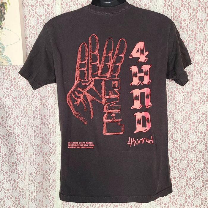 Zumiez Zumiez 4 Hunnid black red Limited graphic logo t-shirt med | Grailed
