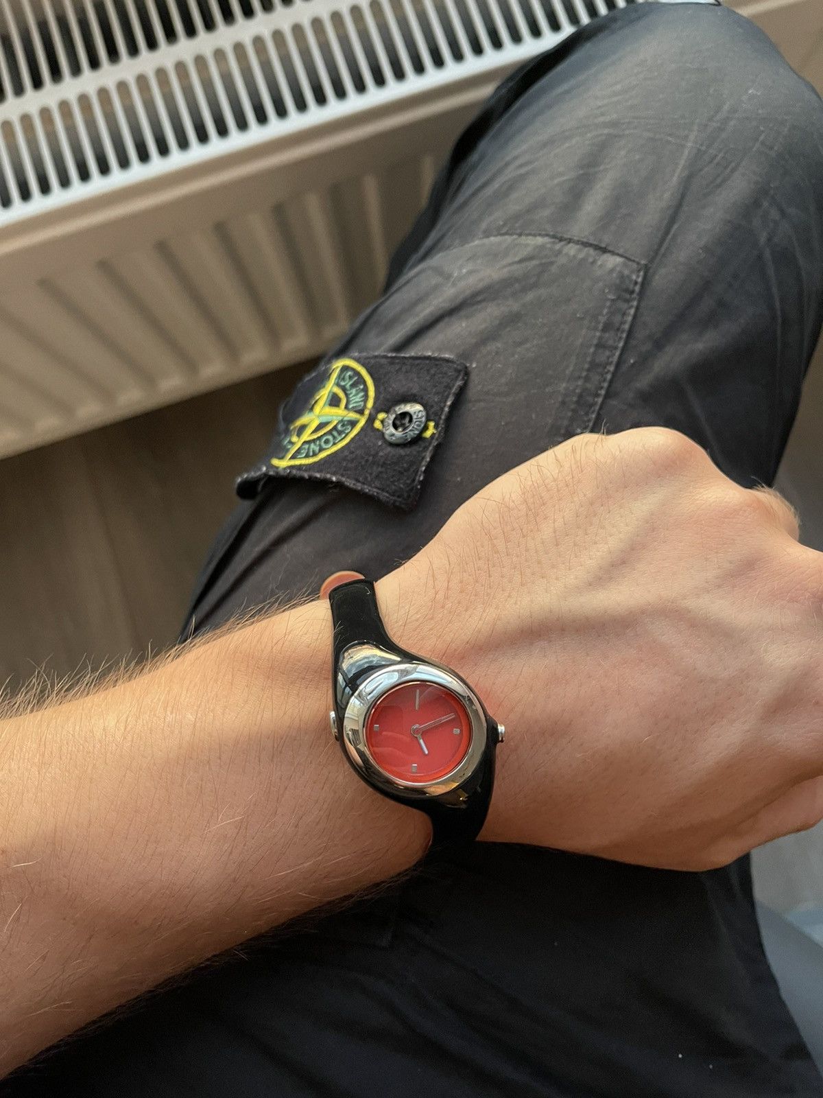 Nike × Vintage Nike vintage triax metal orange quartz watch | Grailed