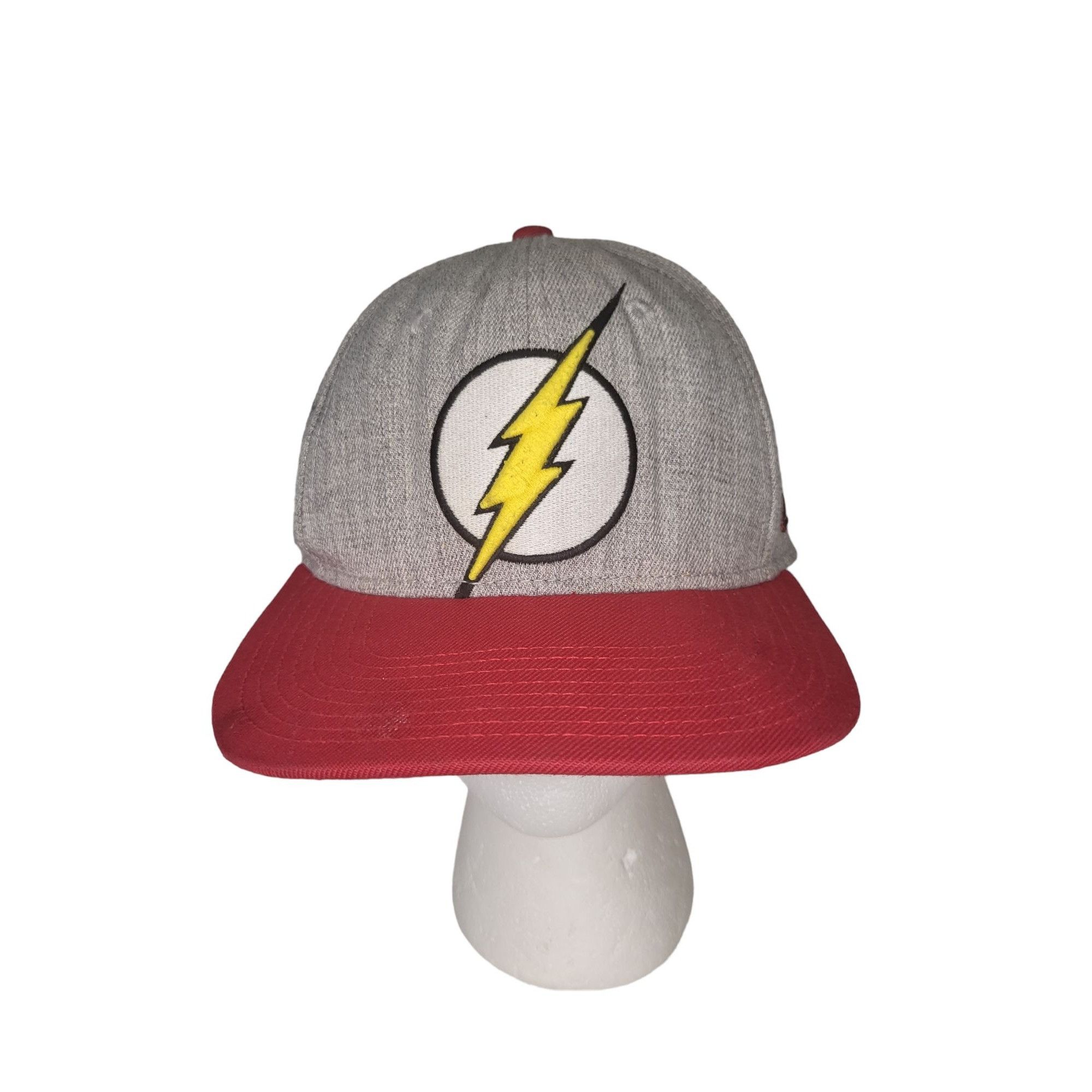 Dc Comics DC Comics The Flash Original Snapback Two Tone Grey W Red Bi ...
