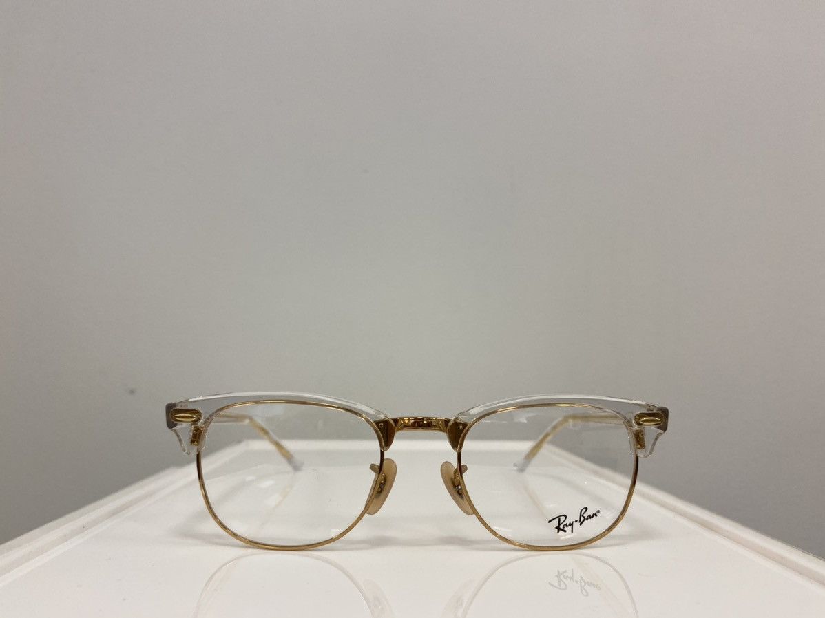 RayBan NEW Ray Ban Clear Clubmaster Glasses | Grailed