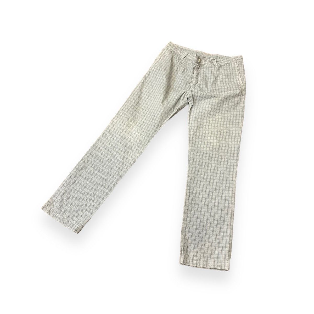 Other × Streetwear × Vintage Vintage 80's Chinook Plaid Blue Dress Pant ...