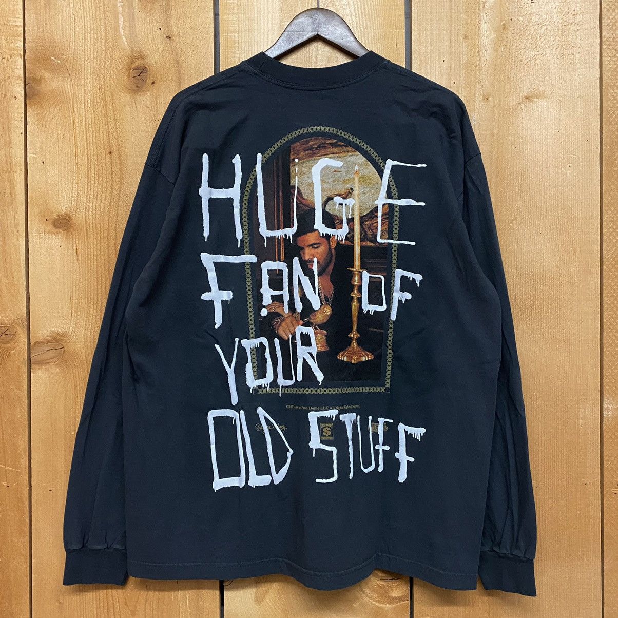 Drake honestly nevermind long sleeve tee drake big fan old stuff | Grailed