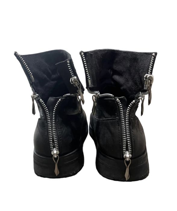 14th Addiction 14th Addiction Cross Zip Boots | Grailed
