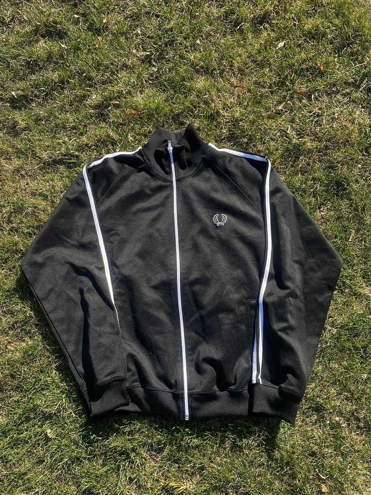 Fred Perry × Streetwear Fred Perry Black Tracksuit Top Zip Up | Grailed