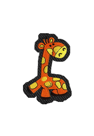 Custom × Handmade × Streetwear CRW Baby Giraffe iron on patch / sew on patch | Grailed