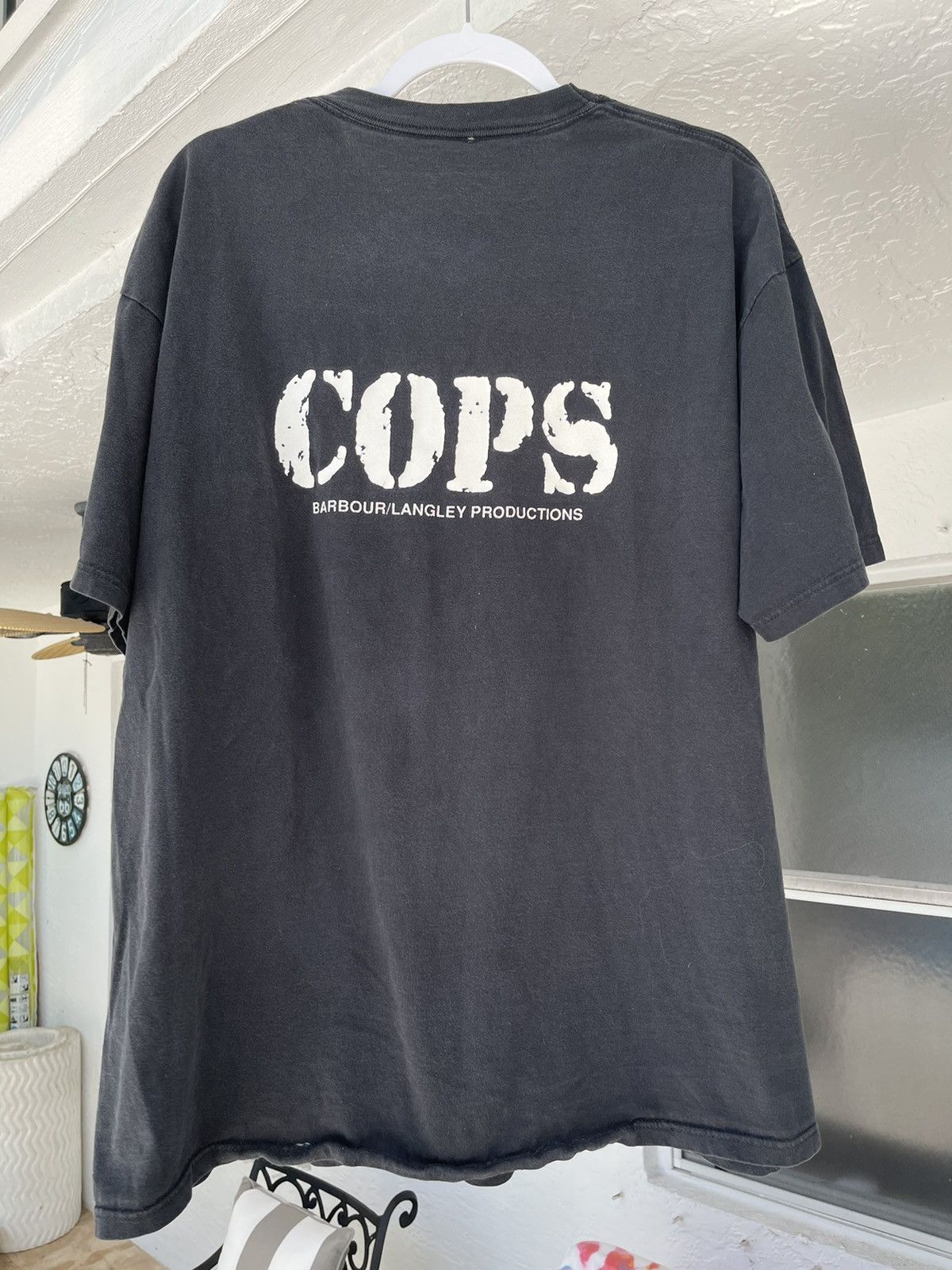 Vintage Vintage 90s Cops Langley Productions TV Promo Shirt Movie | Grailed