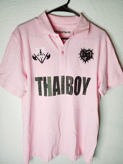 Drain Gang Thaiboy Digital Back 2 Life Polo Pink | Grailed