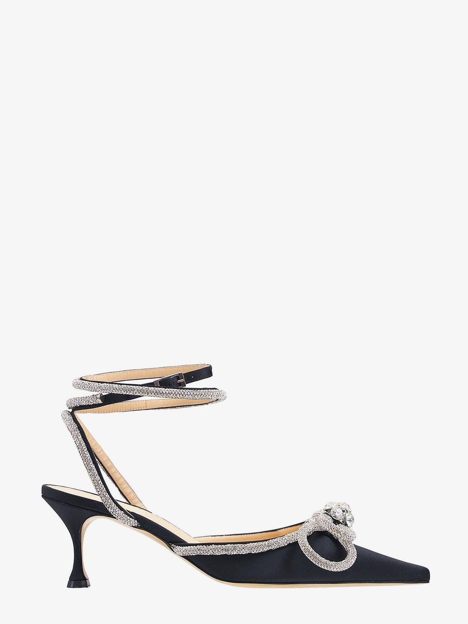 MACH & MACH WOMAN Satin slingback with rhinestones | Grailed