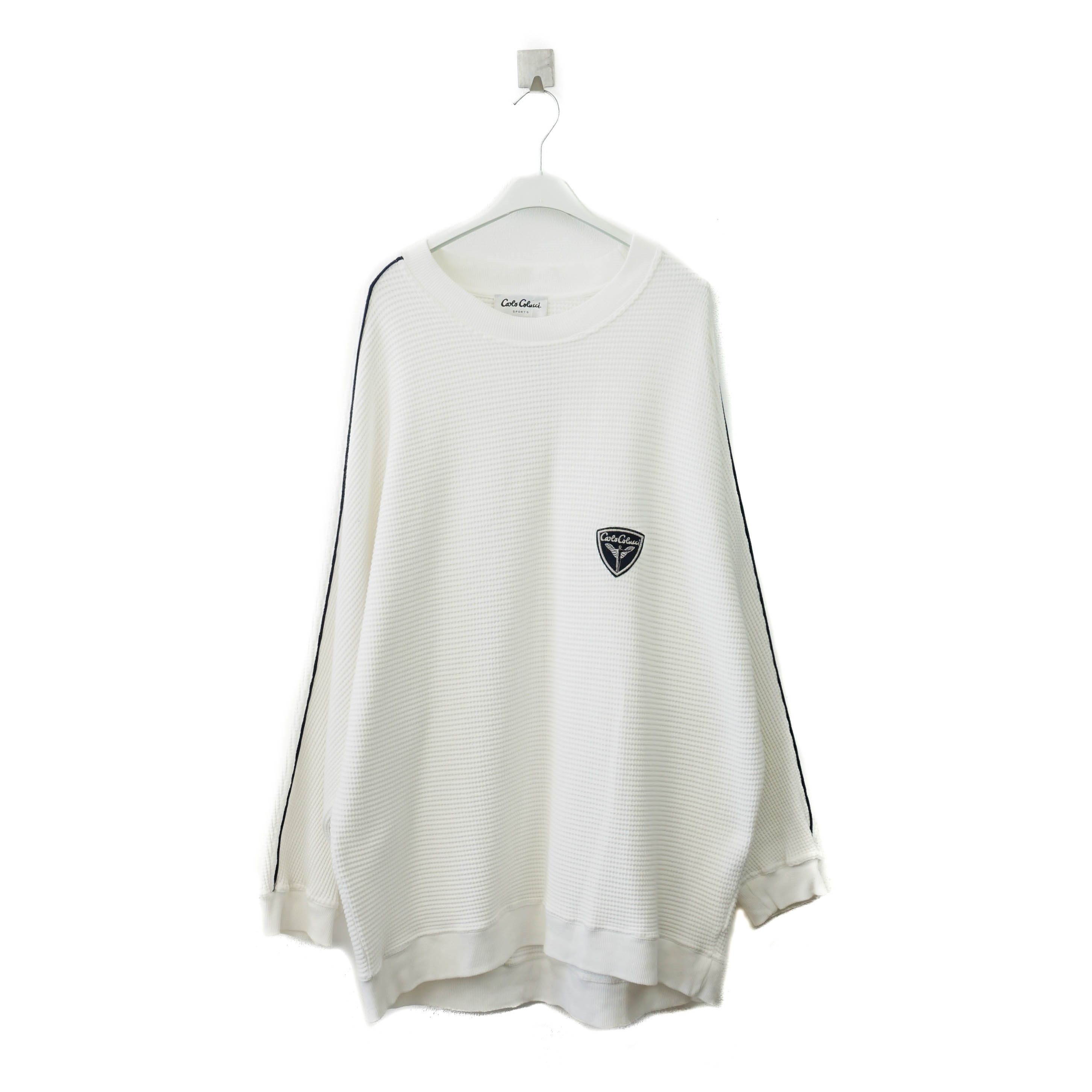 Vintage Embroidery Logo Oversized Boxy Sweatshirt | Grailed