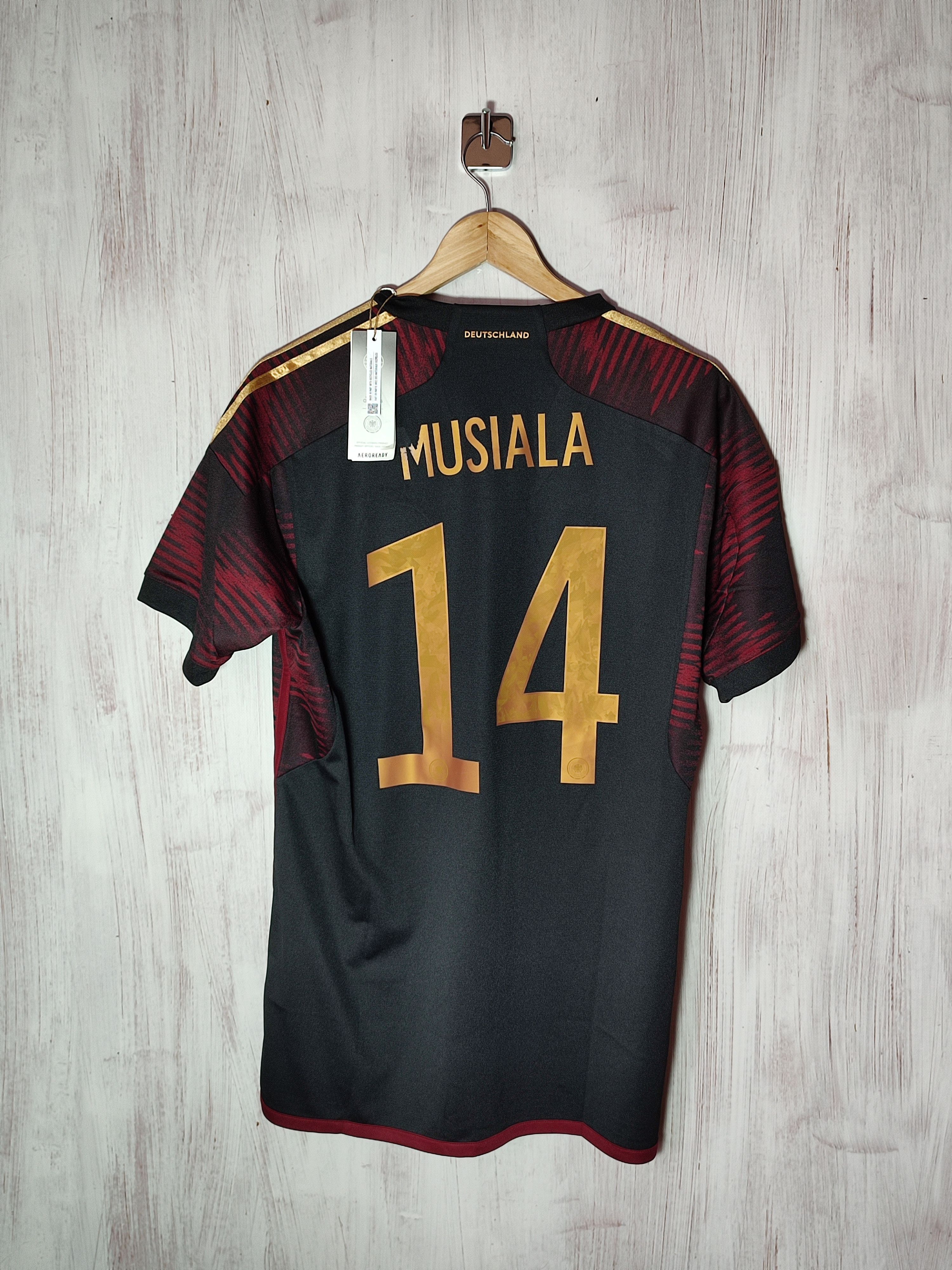 Adidas Deutschland 2022 2023 away Germany kit jersey shirt Musiala ...