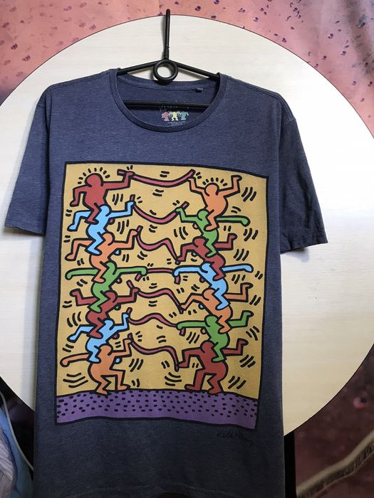 Art Keith Haring streetwear art tee | Grailed