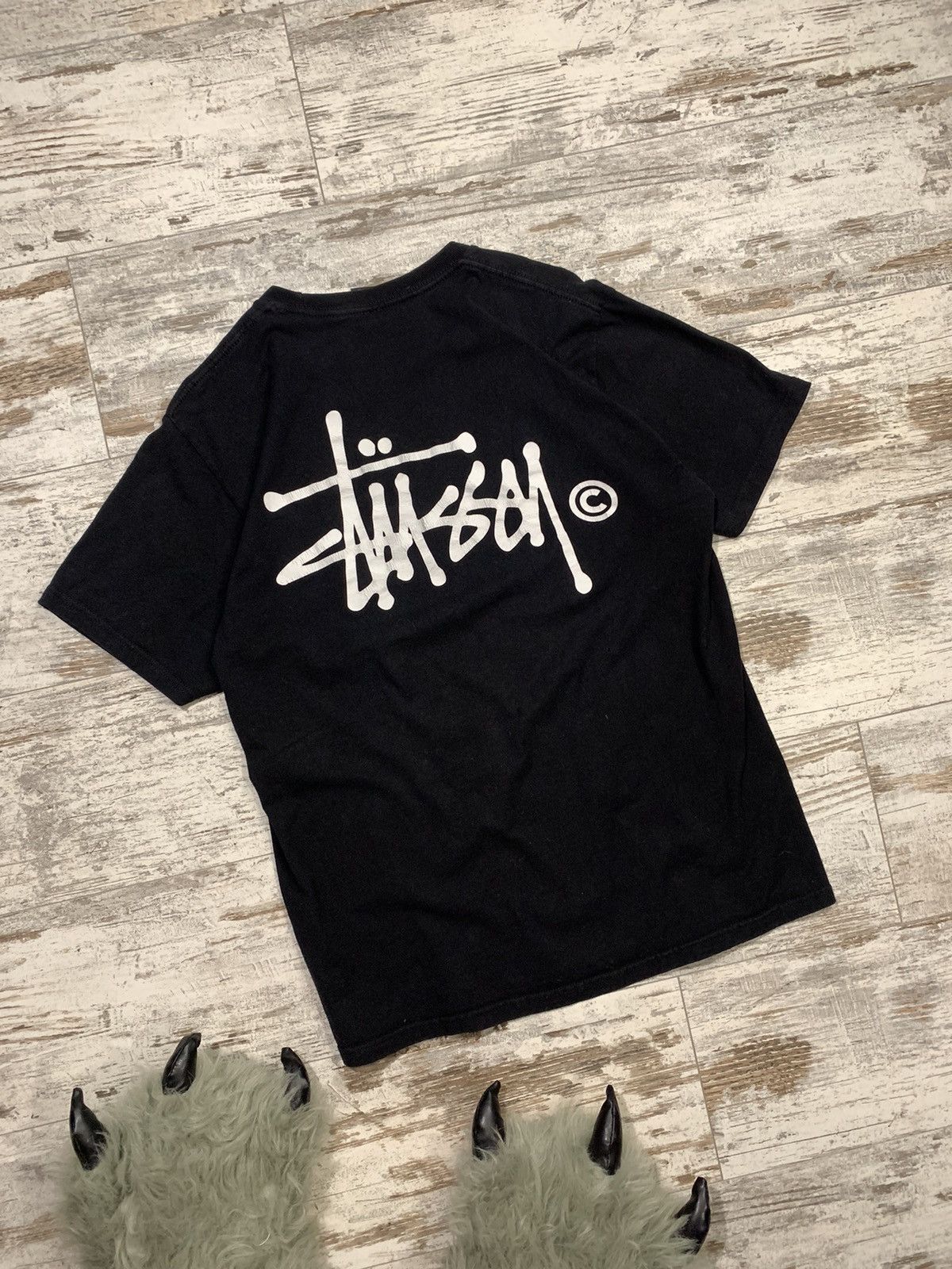 Streetwear × Stussy × Vintage Vintage Stussy big logo tee shirt | Grailed