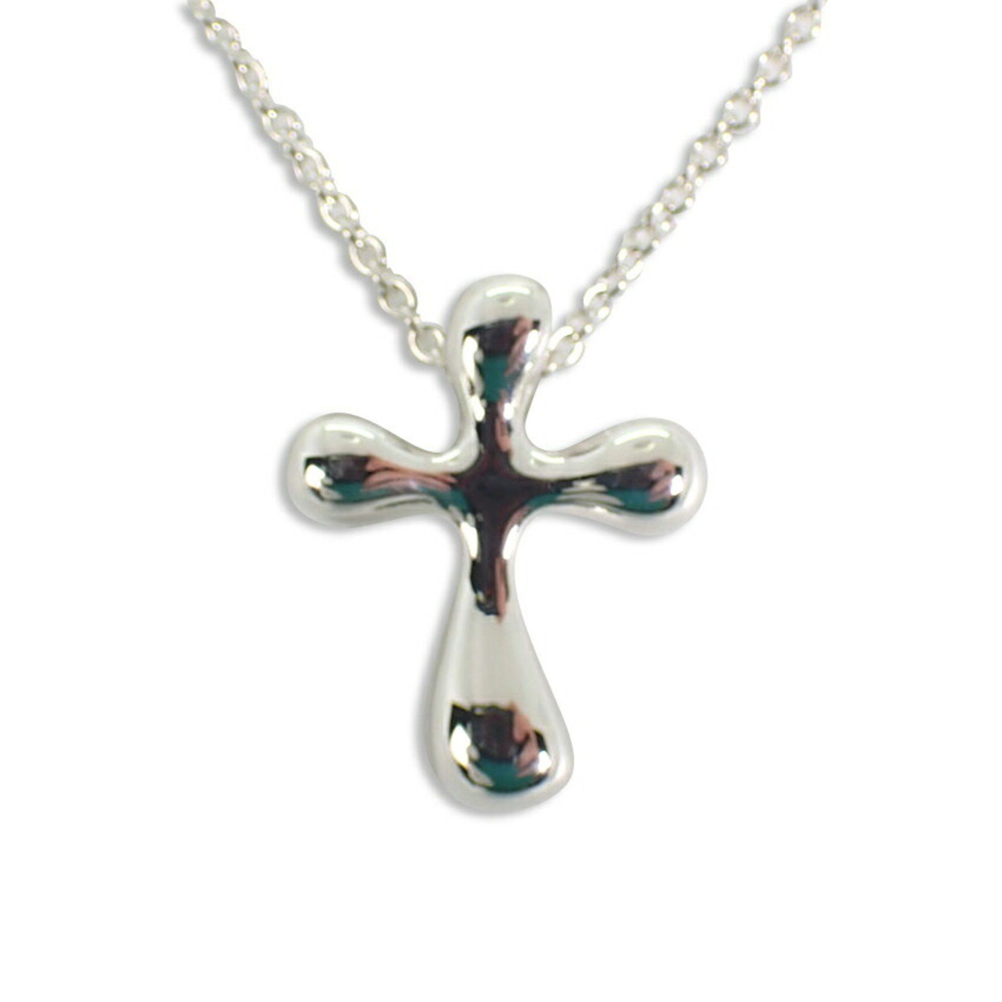 Tiffany & Co. Tiffany 925 teardrop cross pendant necklace | Grailed