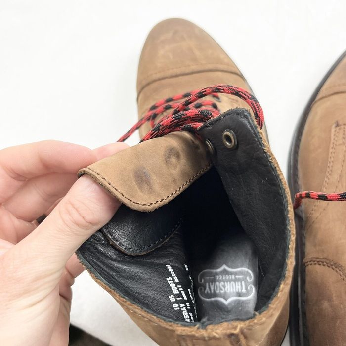 Thursday Boots Thursday The Captain Matte Leather Ankle Lace Up US10 ...