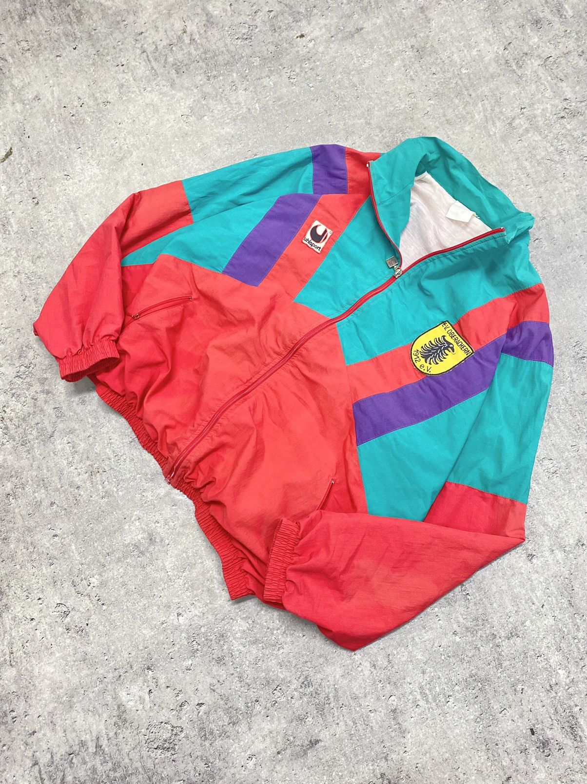 Vintage ᶠᵃⁿᶜʸᵍᵘʸ Boxy 80s Track Jacket Vintage Tracksuit Rave 90s | Grailed