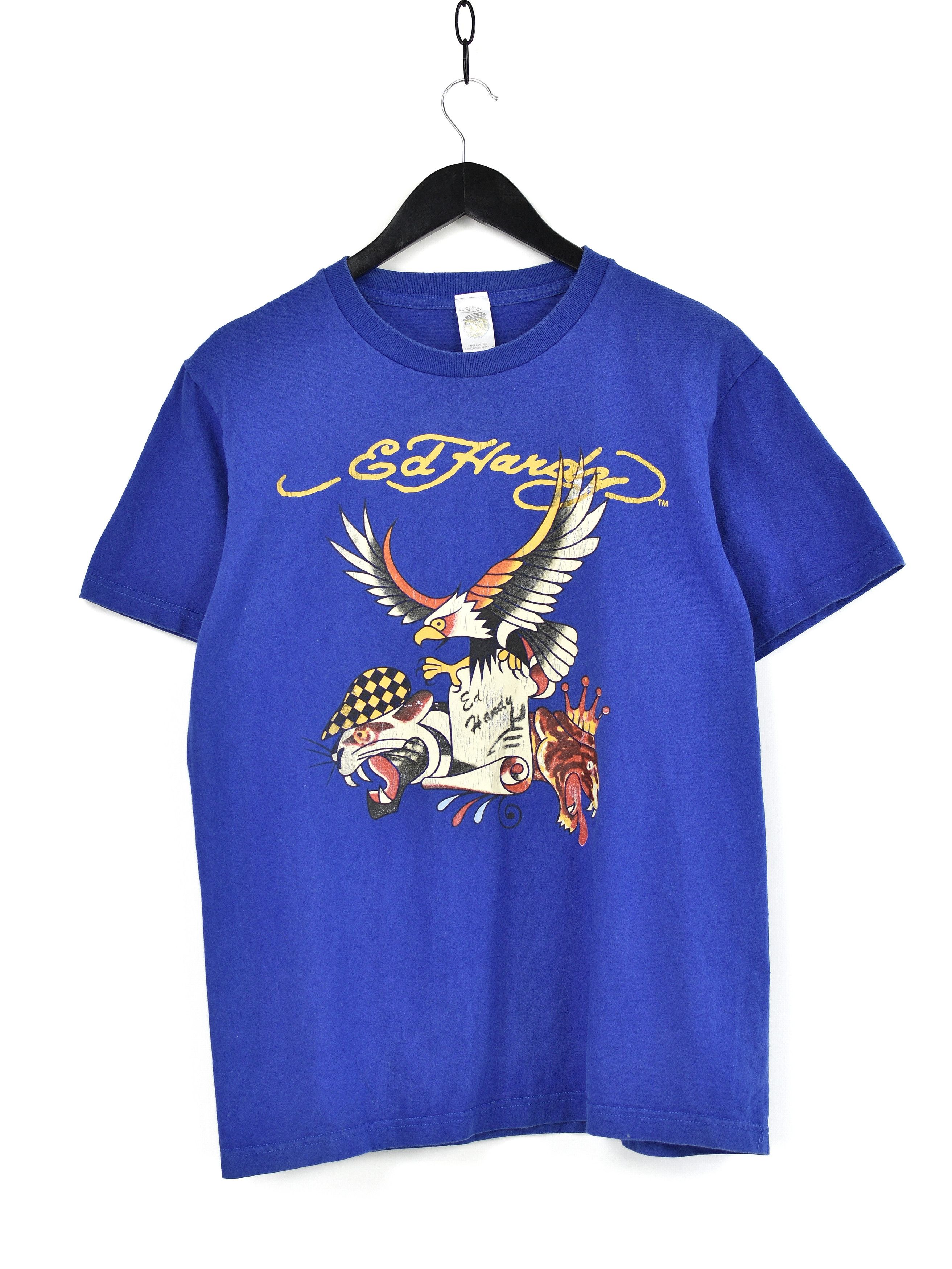 Vintage Vintage Ed Hardy Logo Tee | Grailed