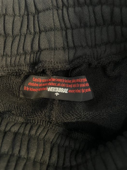 Vertabrae Vertebrae Sweatpants Black/White | Grailed